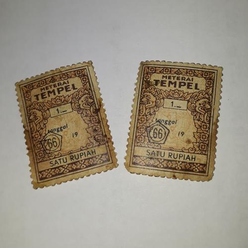 Jual Meteraitempel Perangko Prangko Pos 1 Rupiah Thn 1960-1965 Kuno ...