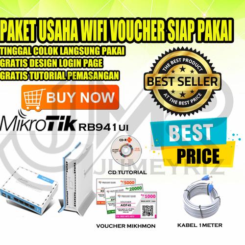 Jual Paket wiffi voucher mikrotik Rb941UI full setting - Jakarta ...