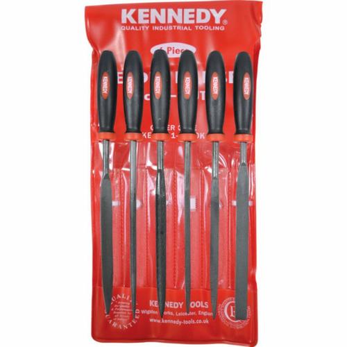 Jual Kennedy.160mm 6 Piece Second Cut Assorted Needle File -KEN0316980K ...