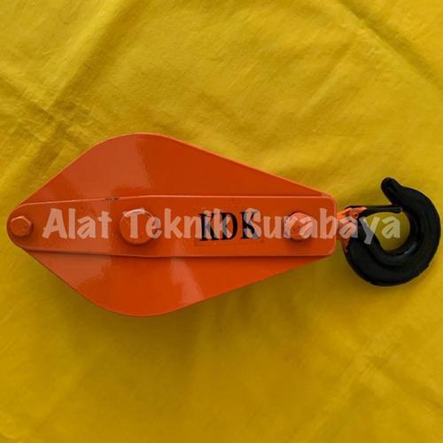 Jual KATROL KAPAL SINGLE KDK 8" 5 TON / PULLEY BLOCK WITH HOOK ...