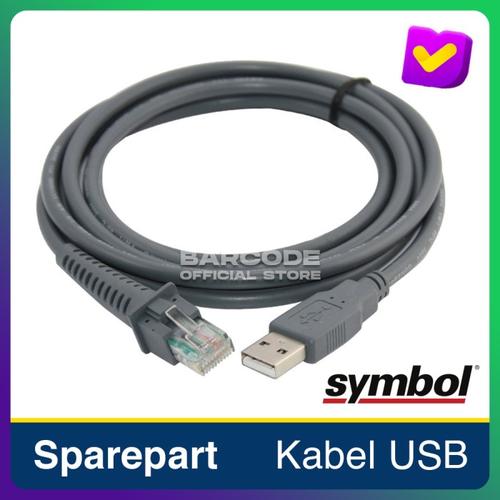 Promo Kabel USB Scanner Symbol LS2208 LS1203 DS9208 LI2208 LI4278 Ori ...