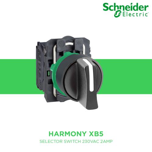 Promo SELECTOR SWITCH 3 POSISI SPRING RETURN KIRI DAN KANAN, XB5AD53 ...