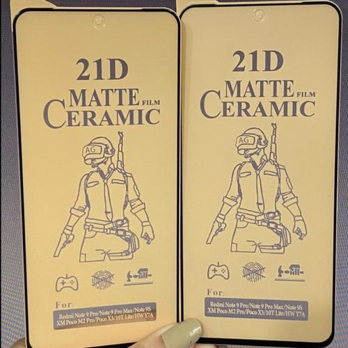 Jual XIAOMI REDMI NOTE 10 PRO Tempered Glass 100D Ceramic Matte Anti ...