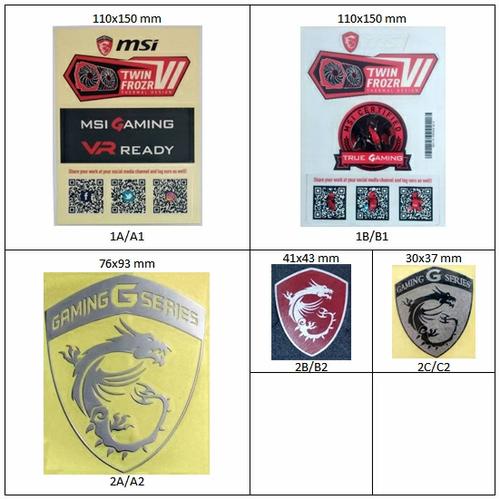Jual Stiker Sticker Logo MSI Gaming Original - 2, B - Kab. Karawang ...
