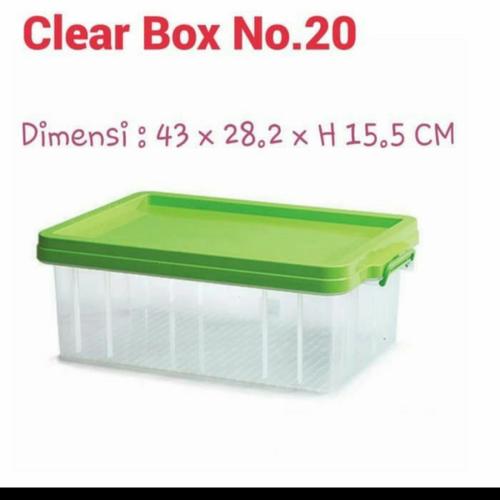 Jual Clear Box 20 Lionstar container box - Merah Muda - Jakarta Pusat ...
