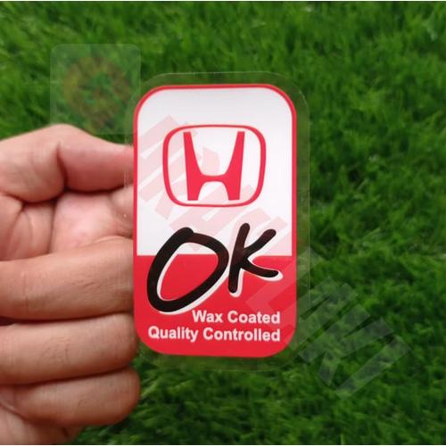 Jual sticker OK HONDA TEMPEL DALAM KACA - Kota Bandung - garasilakki ...