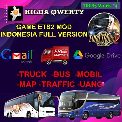Jual ETS2 Indonesia Game Euro Truck Simulator 2 MOD INDO untuk Komputer ...