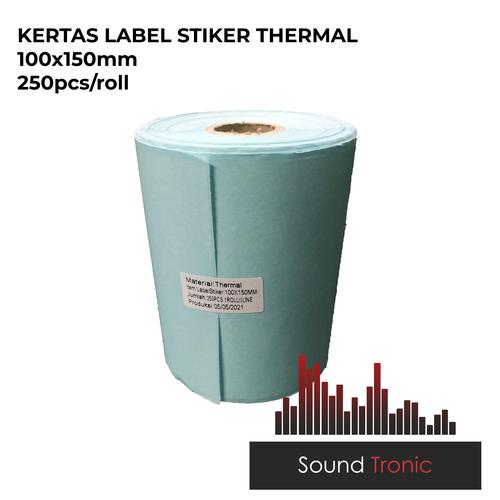 Jual Kertas Print Label Stiker THERMAL 100x150mm isi 250PCS - Jakarta ...