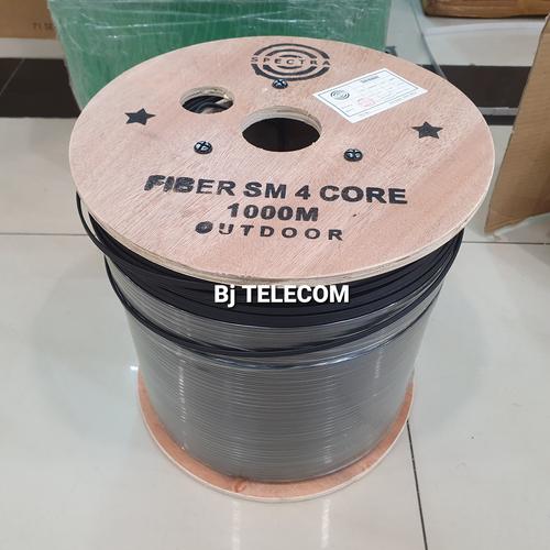 Jual Kabel fo outdoor 4 core/ kabel drop wire fo 4 core 3seling/ftth ...