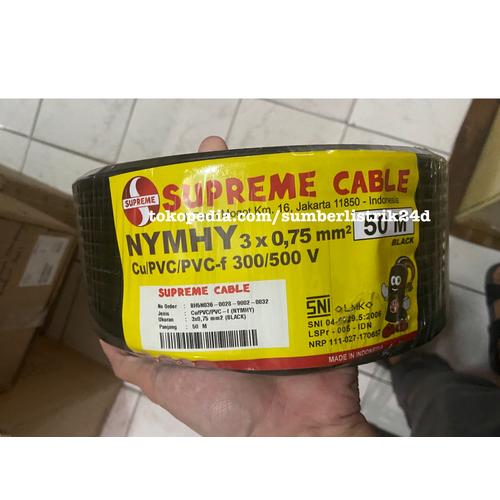 Jual Kabel rambut 3x0.75 supreme nymhy nyyhy nyy hy 3 x 0.75 0,75 3x0 ...
