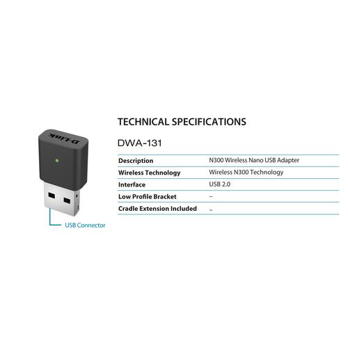Jual Dlink DWA 131 Wireless N300 usb - Jakarta Pusat - Pazcom | Tokopedia