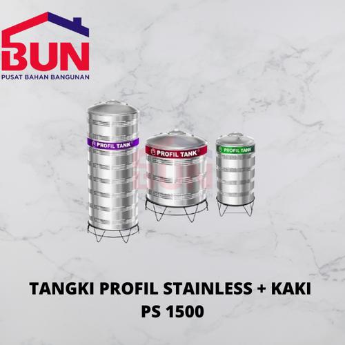 Jual Tangki Air Stainless Profil Tank PS 1500 PROFON PAKAI KAKI - Kab ...
