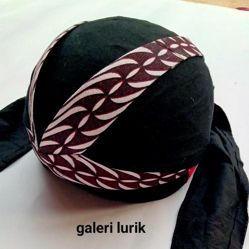 Jual Blangkon jogja sliwir blangkon samurai putih blangkon adat jawa ...