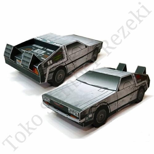 Jual Ready Player One DeLorean Time Machine Papercraft Mobil Balap ...