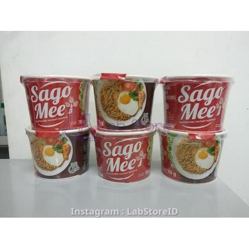 Jual Paket 6 Cup Mie Goreng SagoMee Sago Mee Mie Instan Noodle Sagu ...