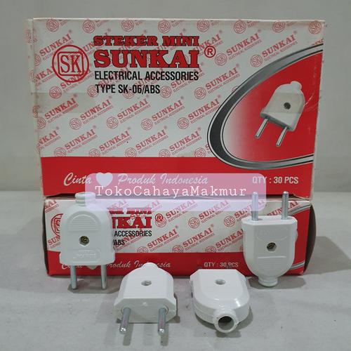 Jual Steker Gepeng Sunkai / Colokan Listrik / Lampu / Stop Kontak / Plug - Kota Medan - TOKO CMA ...