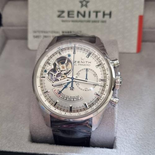 Jual zenith elprimero chronomaster open heart silver dial - Jakarta ...