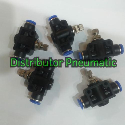 Jual speed control pneumatic / flow control tube 4mm x 4mm MSA 04-00 ...