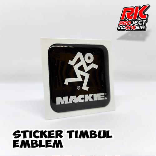 Jual MACKIE Sticker Timbul Emblem Resin Lentur - Kab. Bandung - RK ...