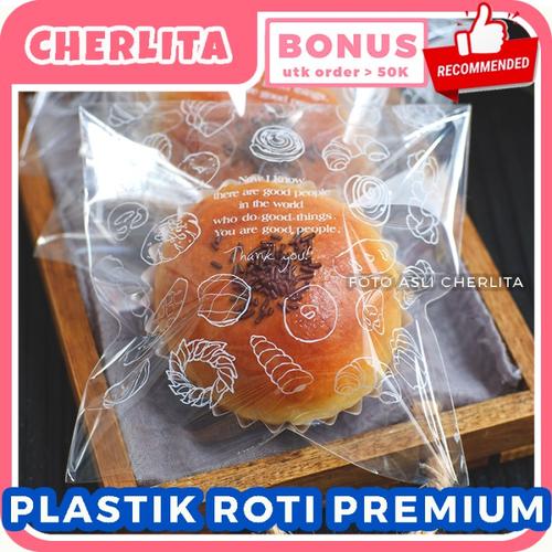 Jual [HARGA GROSIR] Plastik Roti Premium Motif Premium Tebal Ada ...