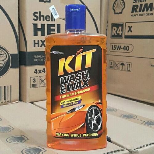 Jual SABUN CUCI MOBIL KIT WASH & WAX / WASH WAX PREMIUM WAX 500 ML ...