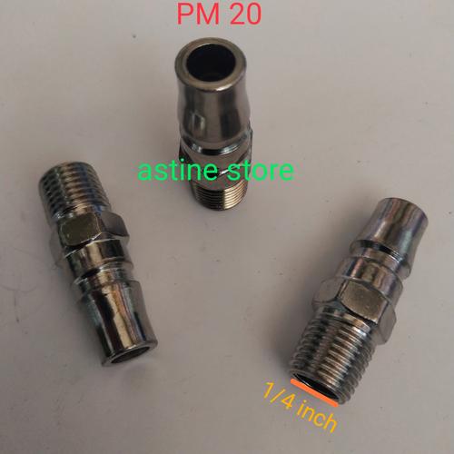 Jual Quick coupler/copler/kopler/coupler angin PM-20/Drat luar 1/4 ...