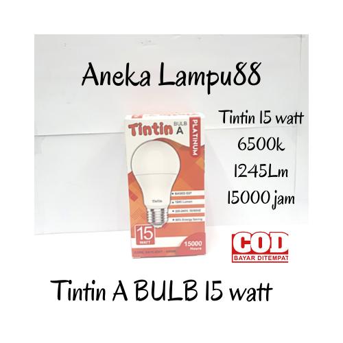 Jual Lampu Bohlam LED Tintin 15 Watt A Bulb Platinum putih - lampu ...