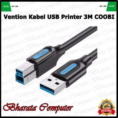 Jual Vention Kabel Data USB 3.0 A Male to B Male Printer COOBI 3 Meter ...
