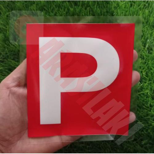 Jual STICKER P MERAH TEMPEL DALAM KACA - Kota Bandung - garasilakki ...