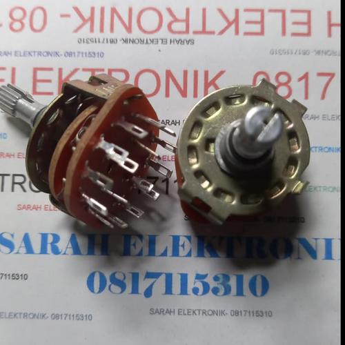 Jual Rotary Switch 4x3 (3 posisi 4 pole) Saklar Selector Putar - Kota ...