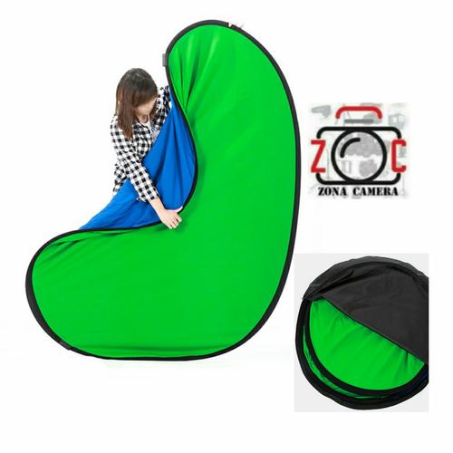 Jual Greenscreen Reflector Board Oval 2in1 Hijau Biru Ref Green ...