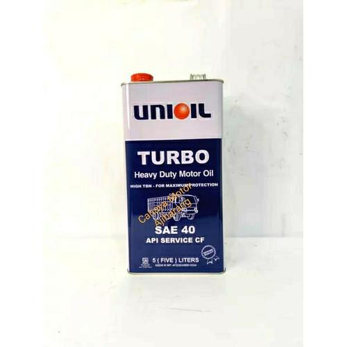 Jual Oli Oil Unioil Turbo SAE 40 5L - 6063 - Kab. Banyumas - Cahaya ...