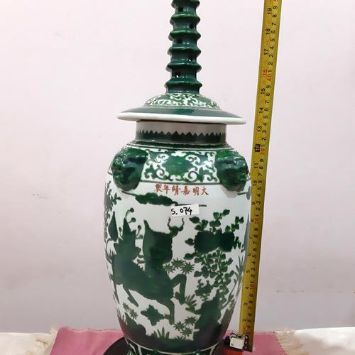 Jual Guci antik china kuno Pagoda ijo - Jakarta Utara - GoldenSuri ...