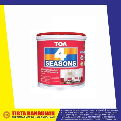 Jual TOA CAT TEMBOK TINTING 4 SEASONS 5 KG INTERIOR HARGA BY REQUEST ...