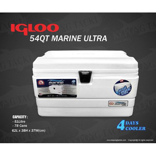 Jual Igloo Marine Ultra Cooler Box 51 Ltr COOLER MARINE ULTRA WHITE 2P ...