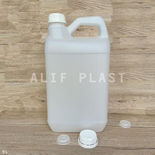 Jual JERIGEN 5 LITER HDPE NATURAL TUTUP SEGEL / JERIGEN 5L / JERIGEN 5 L - Kota Cirebon - ALIF ...