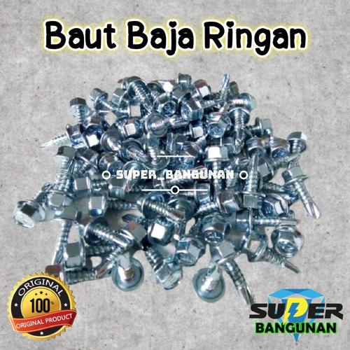 Jual Baut Skrup Bajaringan / Baja Ringan Reng - 10 x 16 mm - Kab ...
