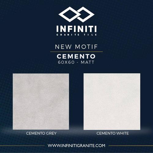 Jual Granite Infiniti CEMENTO Series 60x60 cm Kw 1 - GREY - Jakarta ...