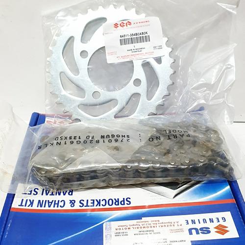 Jual GEARSET GEAR SET GIR SET GIRSET SHOGUN 125 SP ORI SGP 27000-20G61 ...