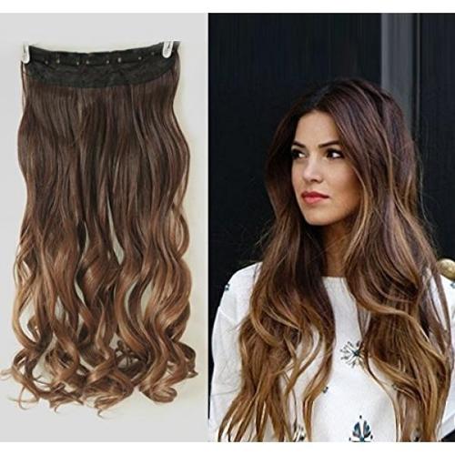 Jual HAIR CLIP BIG LAYER CURLY GRADASI 2/3 WARNA - L.BRWN(1 WARNA ...