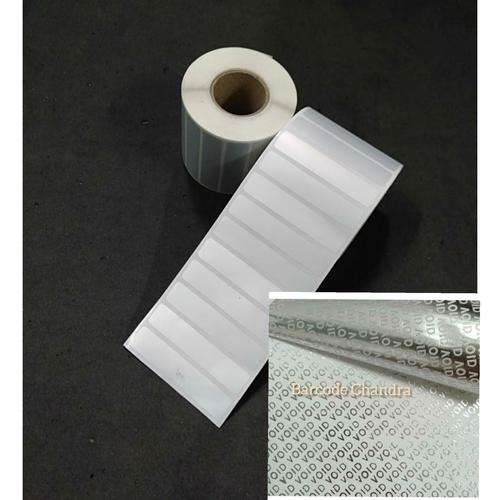 Jual stiker void hologram 50x10mm 1L 1000pcs gap2mm core 1 hologram ...