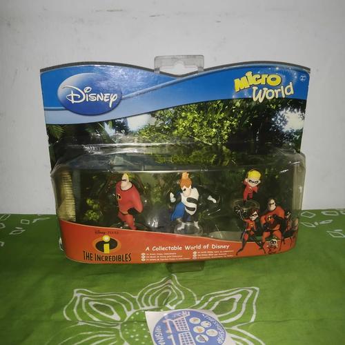 Promo Disney Pixar Micro World The Incredibles 3 Set Action Figure ...