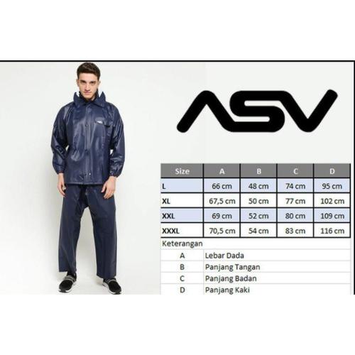 Jual Jas hujan ASV Karet ORI Ink Kyt Asv Axio - ASV L - Kota Bandung ...
