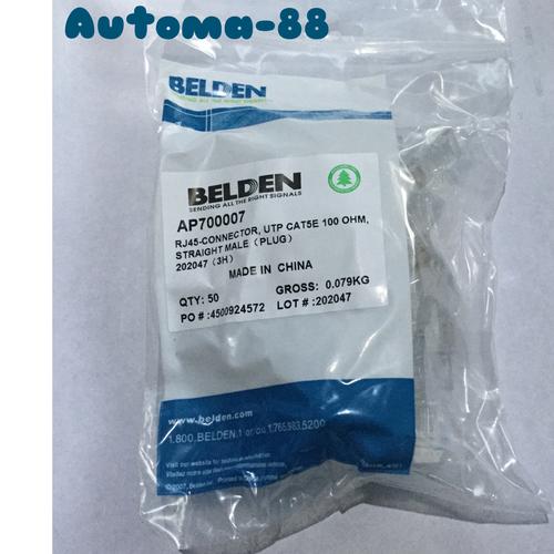 Jual Belden AP700007 Connector RJ45 Cat-5 5e UTP Original isi 50pcs 1 ...