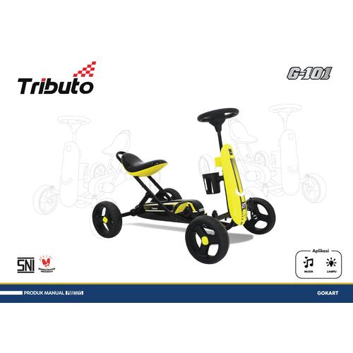 Jual Sepeda Anak Roda 4 Model Gokart PMB Toys G-101 Tributo Balap Resmi ...