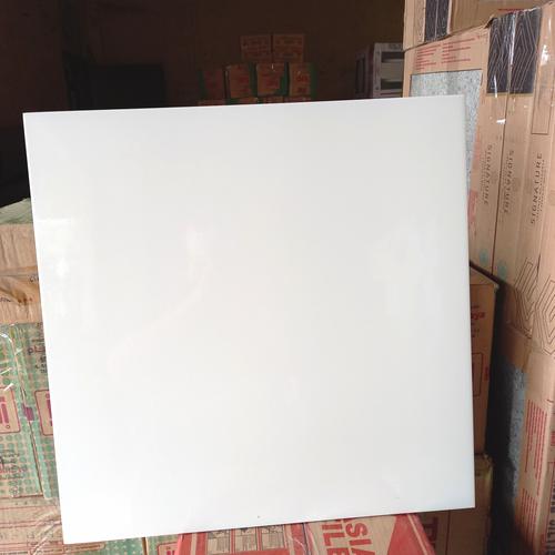 Jual KERAMIK LANTAI 50X50-KERAMIK DINDING 50X50 GLOSSY PUTIH POLOS KW 1 ...