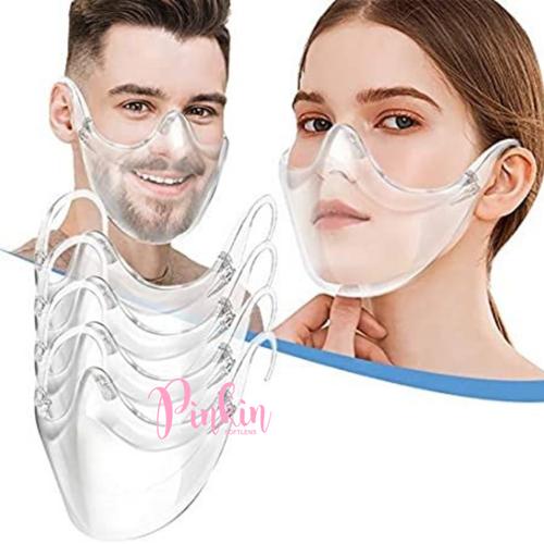 Jual FACESHIELD AKRILIK MASKER TRANSPARAN BENING PENUTUP HIDUNG MULUT ...