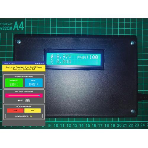 Jual IoT Monitoring Tegangan Arus PWM Controller Motor DC - Kab ...