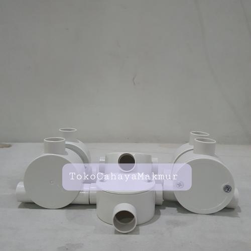 Jual TDus / TeDus / TeeDus / T Dus Baut 3 Cabang 5/8 Inci Putih Super ...