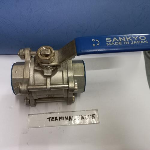 Jual ball valve sankyo 4" 3pc/3pc ball valve sankyo 4"/ball valve 3pc 4 ...